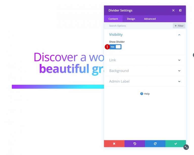 How To Apply A Gradient Text Color To Your Copy Using Divis Built In