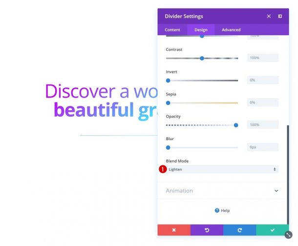 How To Apply A Gradient Text Color To Your Copy Using Divis Built In