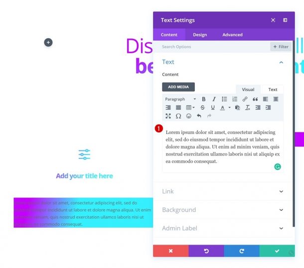 How To Apply A Gradient Text Color To Your Copy Using Divis Built In