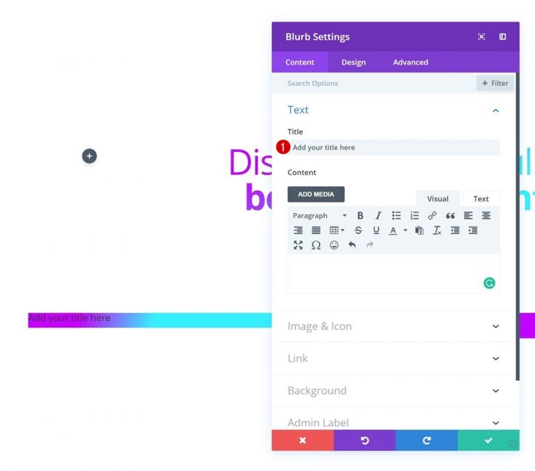 How To Apply A Gradient Text Color To Your Copy Using Divis Built In
