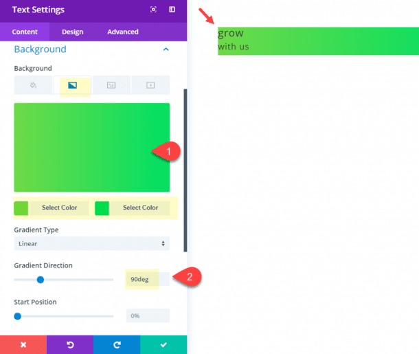 Creating Unique Divi Button Designs Using a Text Module