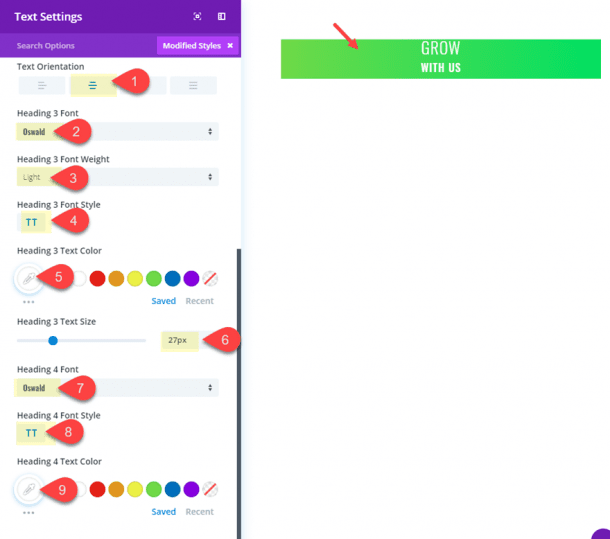 Creating Unique Divi Button Designs Using A Text Module