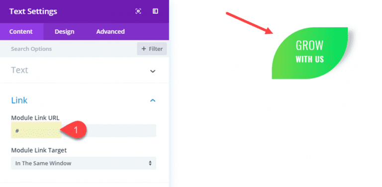 Creating Unique Divi Button Designs Using a Text Module