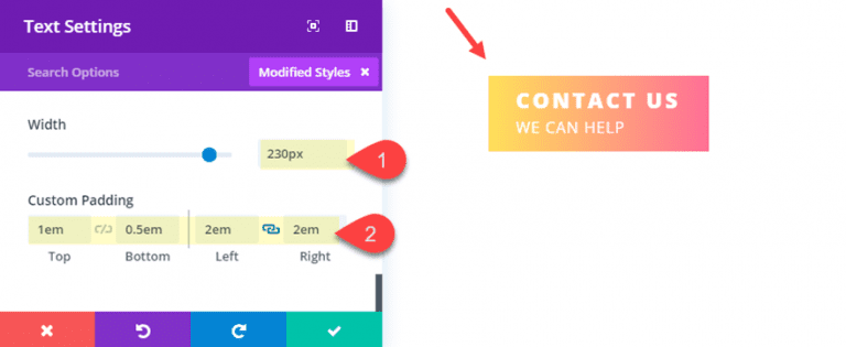 Creating Unique Divi Button Designs Using a Text Module