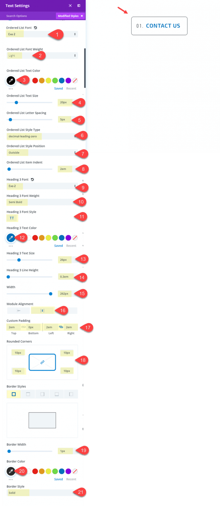 Creating Unique Divi Button Designs Using a Text Module