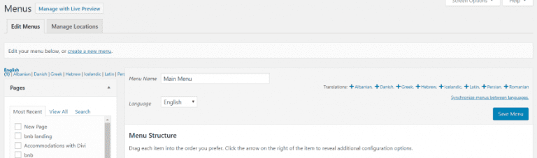 How to Create a Multilingual Website with Divi or Extra and WPML