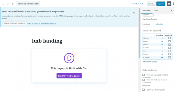 How to Create a Multilingual Website with Divi or Extra and WPML