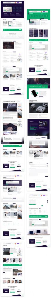 Get a FREE Technology News Layout Pack for Divi