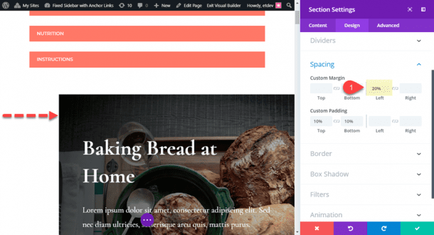 How To Build A Responsive Fixed Sidebar With Smooth Scrolling Anchor Links With Divi