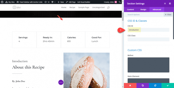 How To Build A Responsive Fixed Sidebar With Smooth Scrolling Anchor Links With Divi