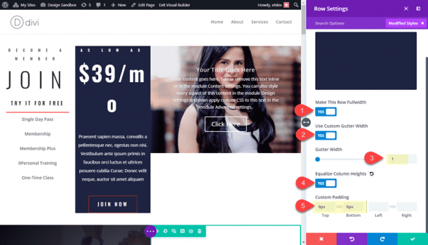 How to Design Custom Full Screen Page Layouts in Divi