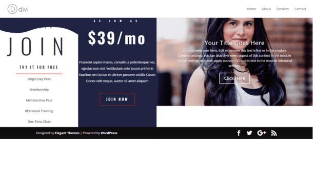 How to Design Custom Full Screen Page Layouts in Divi
