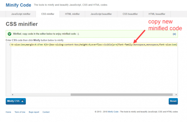 How To Minify Your Websites Css Html And Javascript