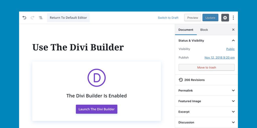 Divi And WordPress 5.0