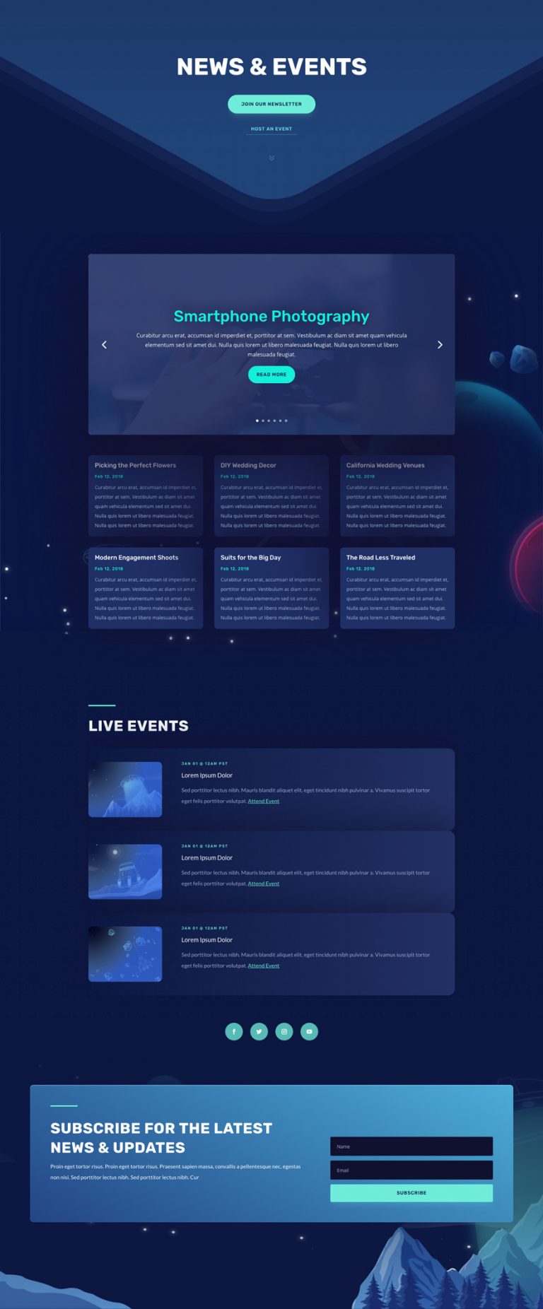 Get a FREE Video Game Layout Pack for Divi