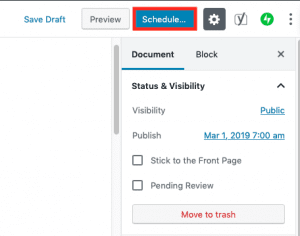 How to Schedule WordPress Content Updates to Publish Automatically