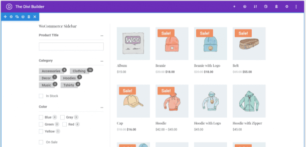 How to Create Filtered Sidebars for your Divi WooCommerce Pages - Ask the Egghead, Inc.