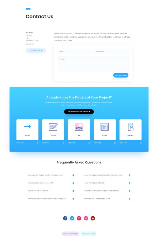 Get a FREE App Developer Layout Pack for Divi - Ask the Egghead, Inc.