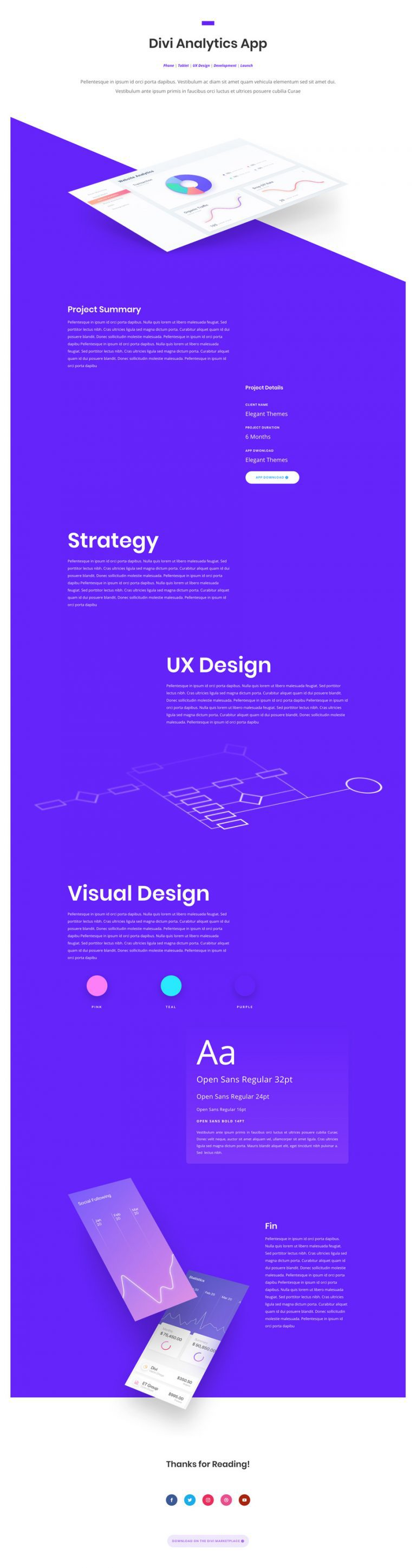 Get a FREE App Developer Layout Pack for Divi