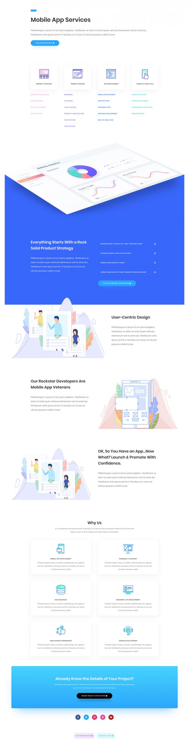 Get a FREE App Developer Layout Pack for Divi