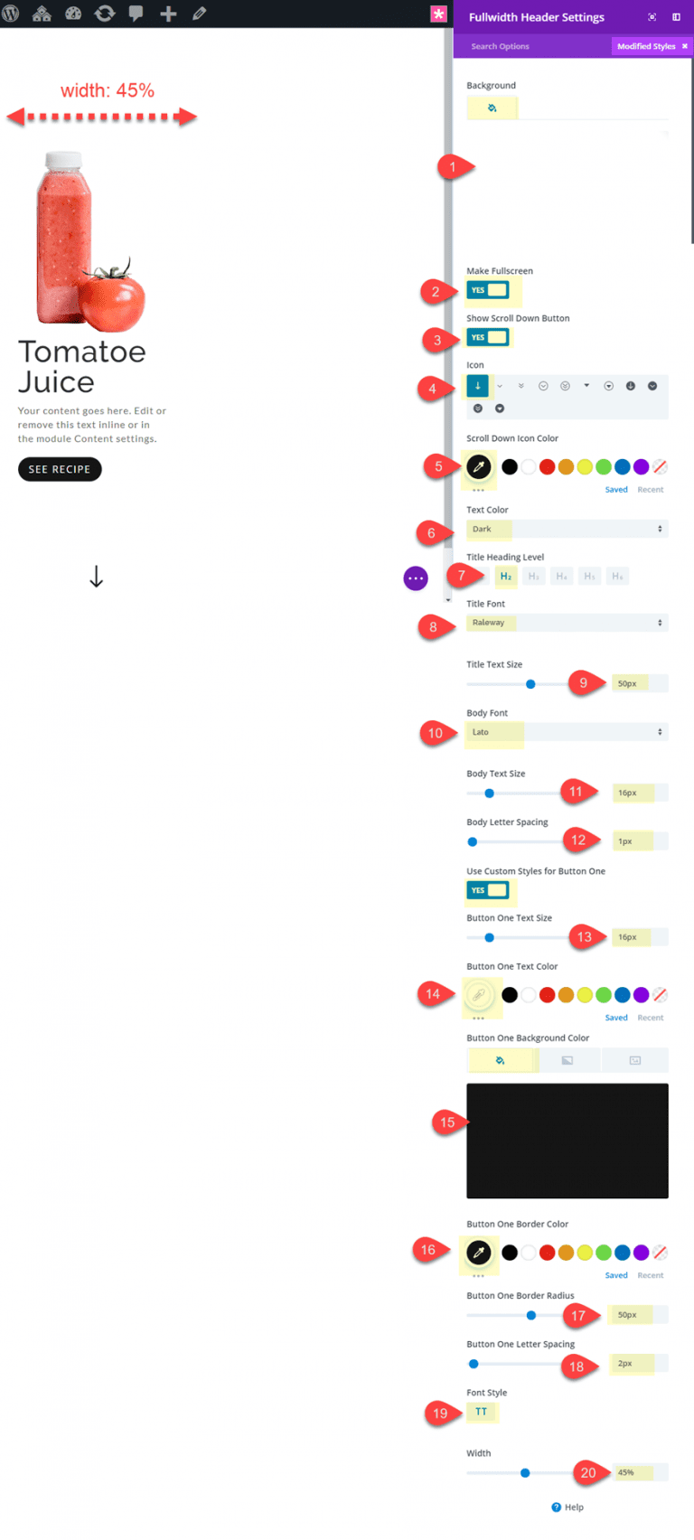 Creating a Fullscreen Layout with Parallax Background Image Transitions in Divi