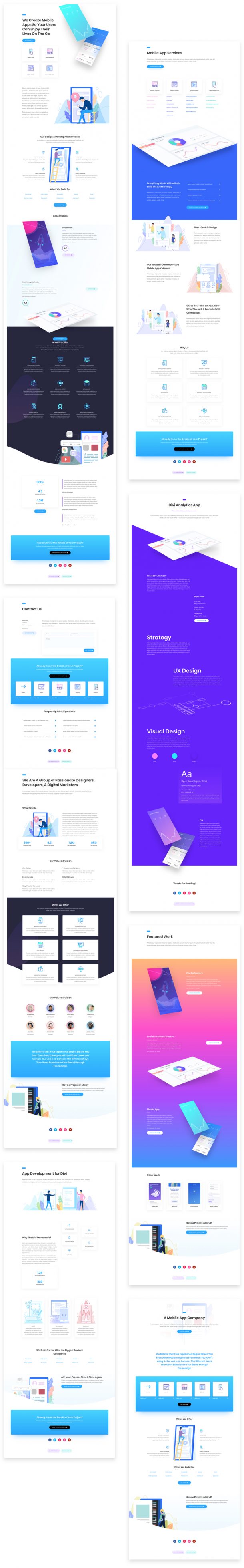 Get a FREE App Developer Layout Pack for Divi