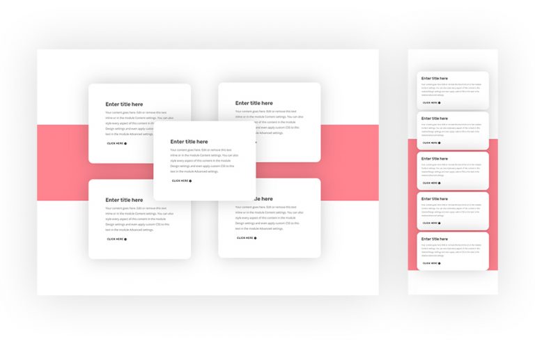 Download 5 FREE CTA Sections with Overlapping Elements for Divi