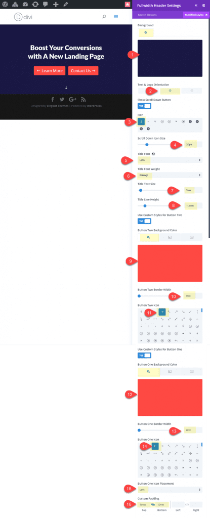5 Creative Divi Header Module Styles You Can Achieve Using Built-in ...