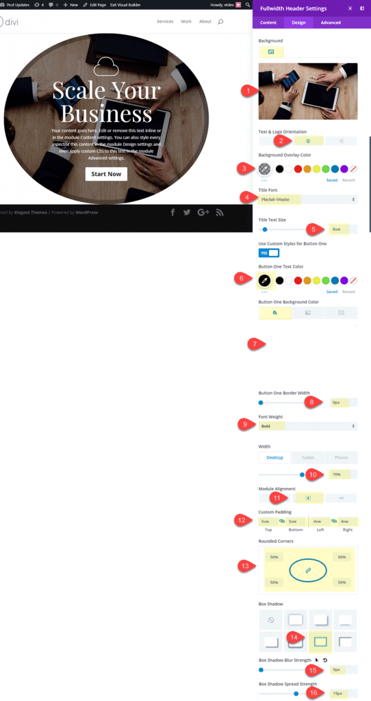 5 Creative Divi Header Module Styles You Can Achieve Using Built-in ...