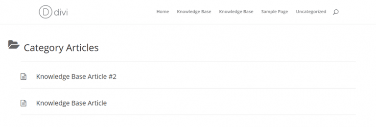 How to Create a Knowledge Base for Your Website with Divi
