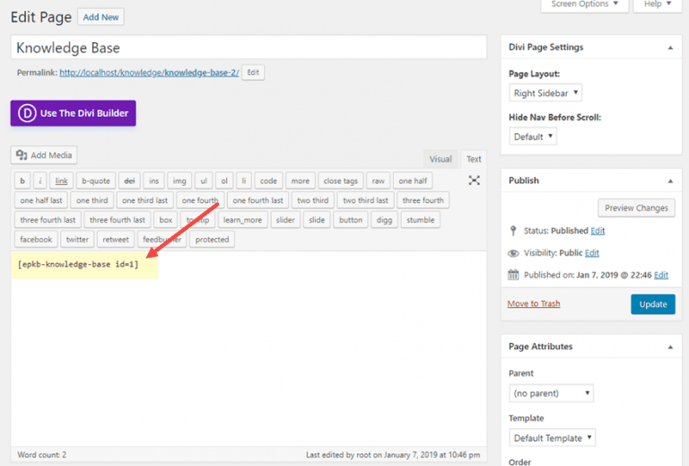 How to Create a Knowledge Base for Your Website with Divi