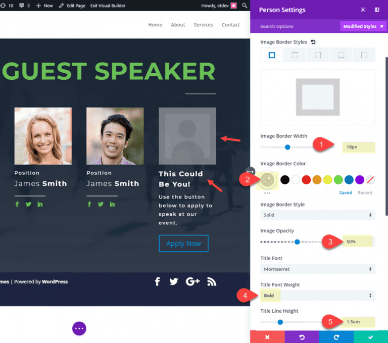 How to Design a Guest Speaker Section with an Effective CTA in Divi