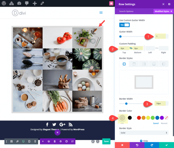 6 Unique Border Designs for your Divi Gallery Module Images