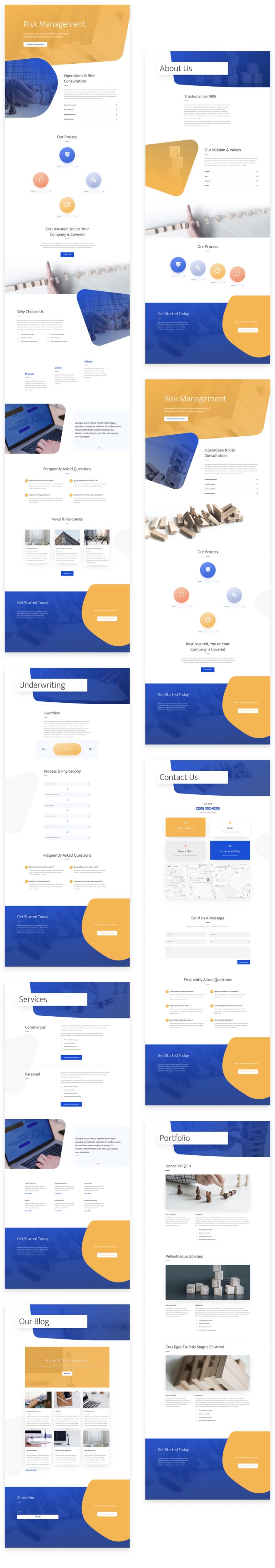 Get a FREE Risk Management Layout Pack for Divi - Ask the Egghead, Inc.