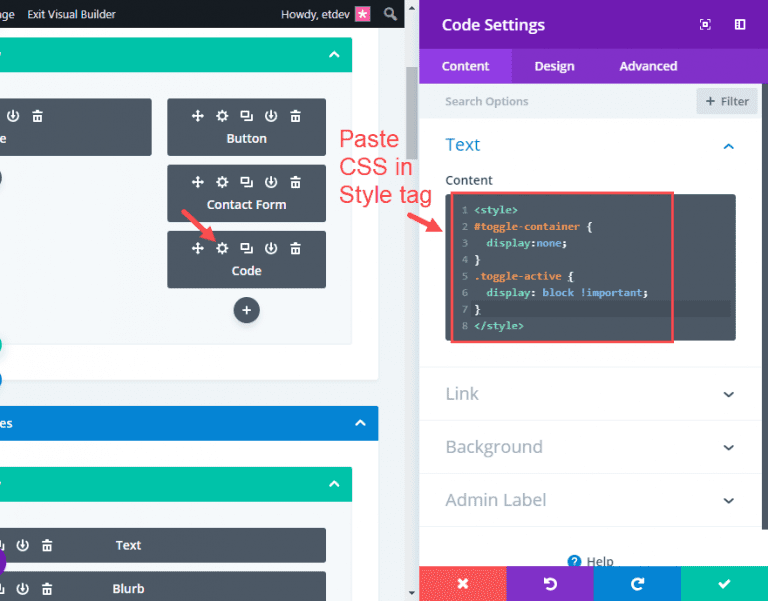 How to Export a Divi Page Layout that Has Custom Code