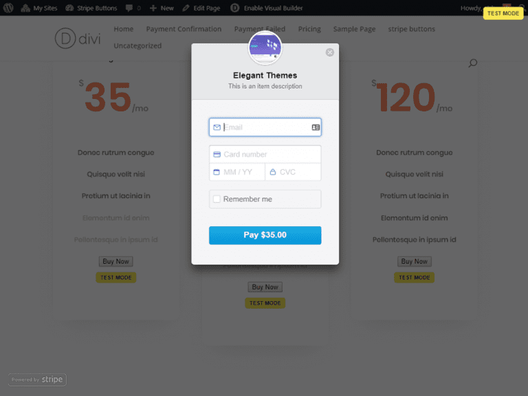 How to Add Simple Stripe Payment Buttons to Your Pricing Tables in Divi