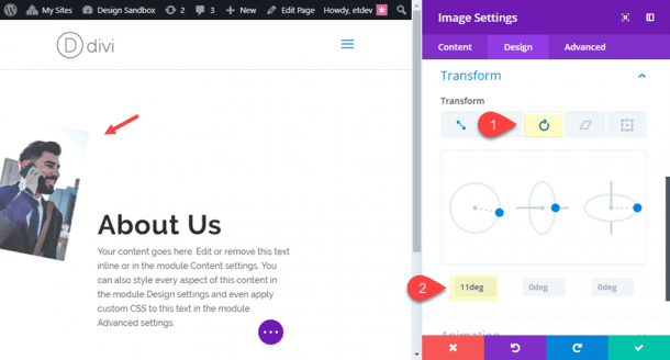 How to Style and Position Images in Abstract Places in Divi