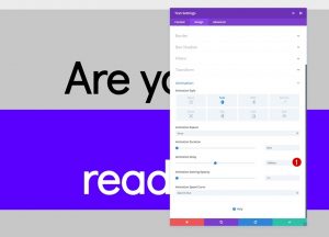 How to Make Your Headline Pop with Divi's Animation Settings