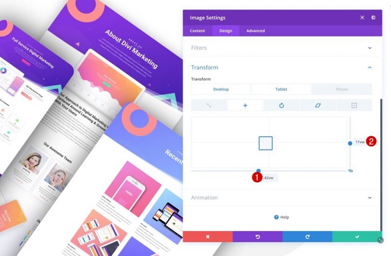 How to Beautifully Stack Portfolio Items with Divi's Transform Options