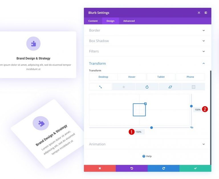 Creative Interactive Blurb Modules Using Divi's Transform & Hover Options Creative Interactive Blurb Modules Using Divi's Transform & Hover Options