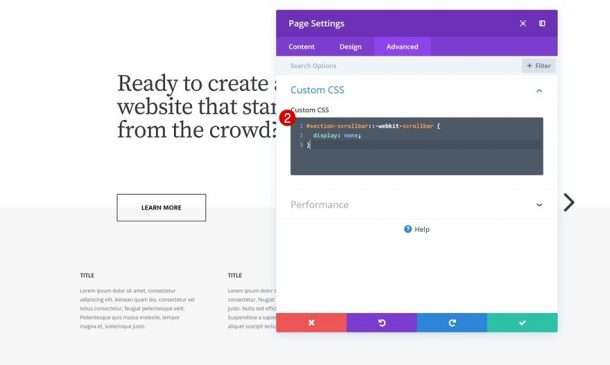 How to Create an Entirely Horizontal Swipe Page with Divi | Elegant ...