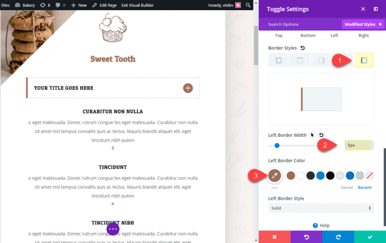 How to Embed Divi Galleries into Toggles to Create a Custom Restaurant Menu