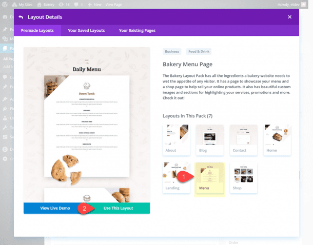 How to Embed Divi Galleries into Toggles to Create a Custom Restaurant Menu