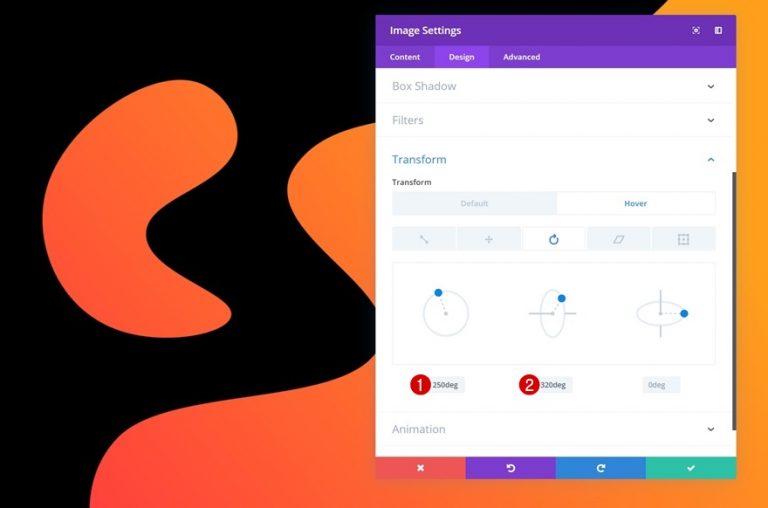 Decorating Your Page with Transforming Shapes on Hover with Divi
