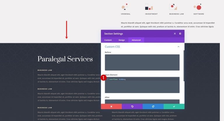 Using Divider Modules To Create Background Shapes With Divis Transform Options