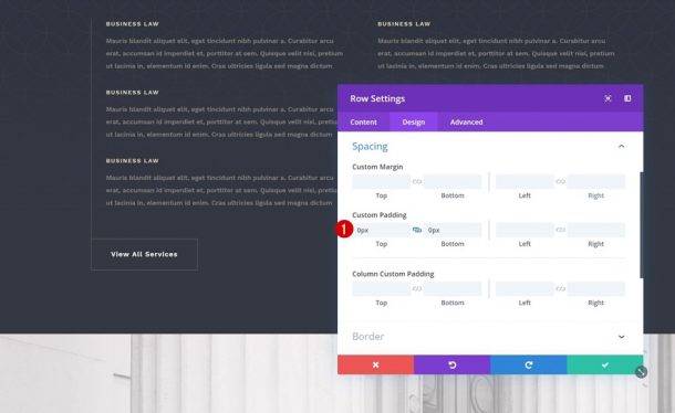 Using Divider Modules To Create Background Shapes With Divis Transform Options