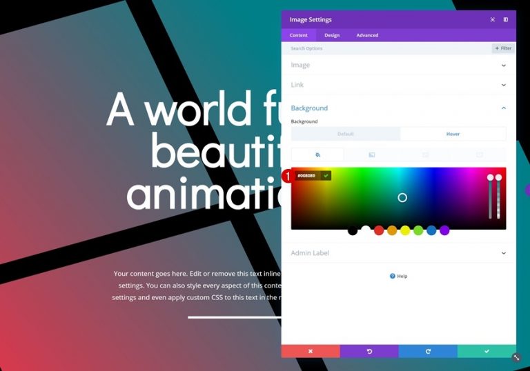 Decorating Your Page with Transforming Shapes on Hover with Divi