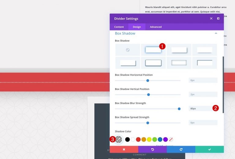 Using Divider Modules to Create Background Shapes with Divi's Transform ...
