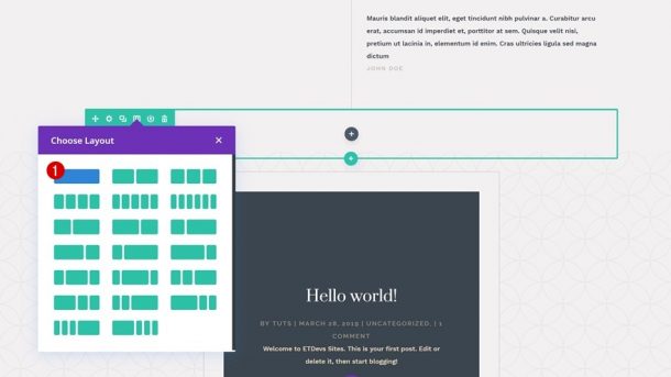 Using Divider Modules To Create Background Shapes With Divis Transform Options