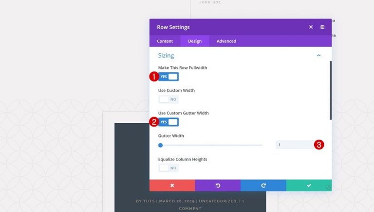 Using Divider Modules To Create Background Shapes With Divis Transform Options
